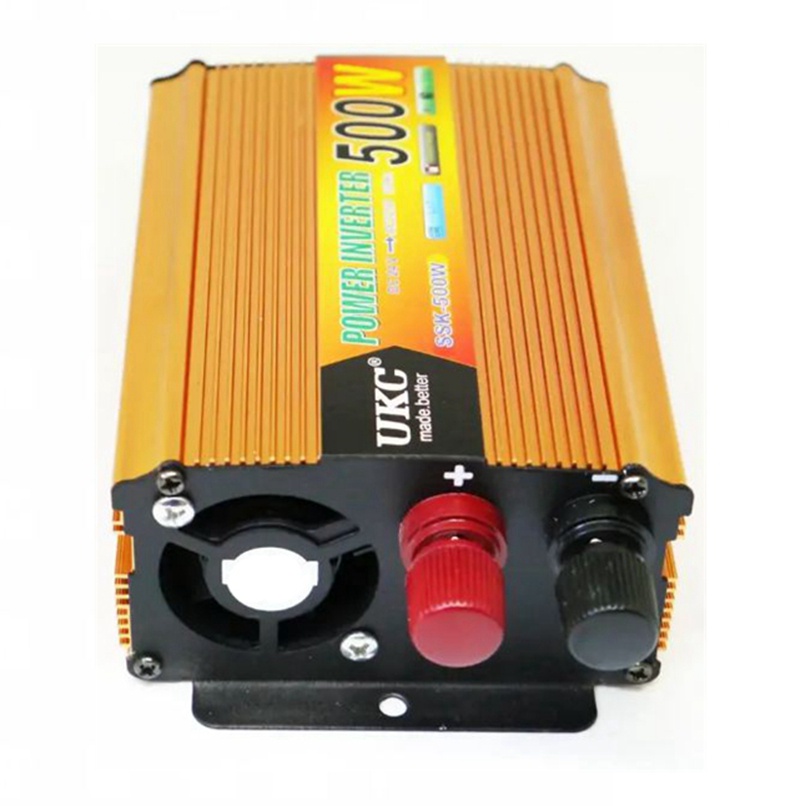 500W Solar Car Power Inverter Modified Sine Wave 220V Ac Socket And Usb ...