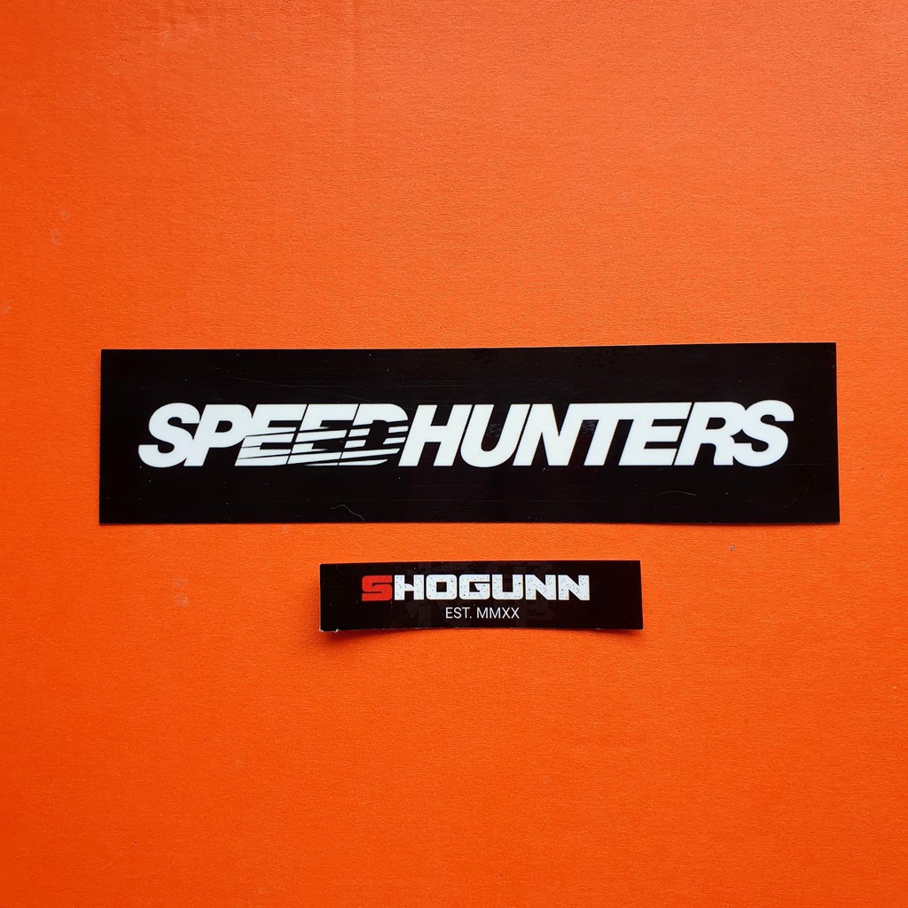 JDM Speed hunters (2PCS) Laminated Vinyl Sticker | Shopee Philippines