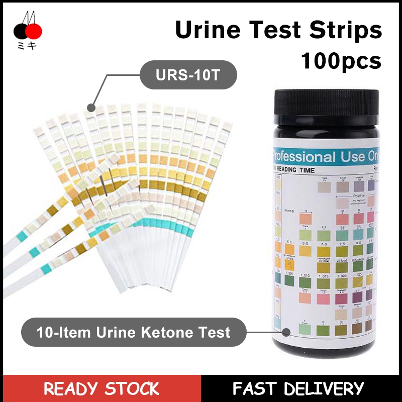 100pcs URS-10T Urine Test Strips 10 Parameters Urine Test Strip Reagent ...