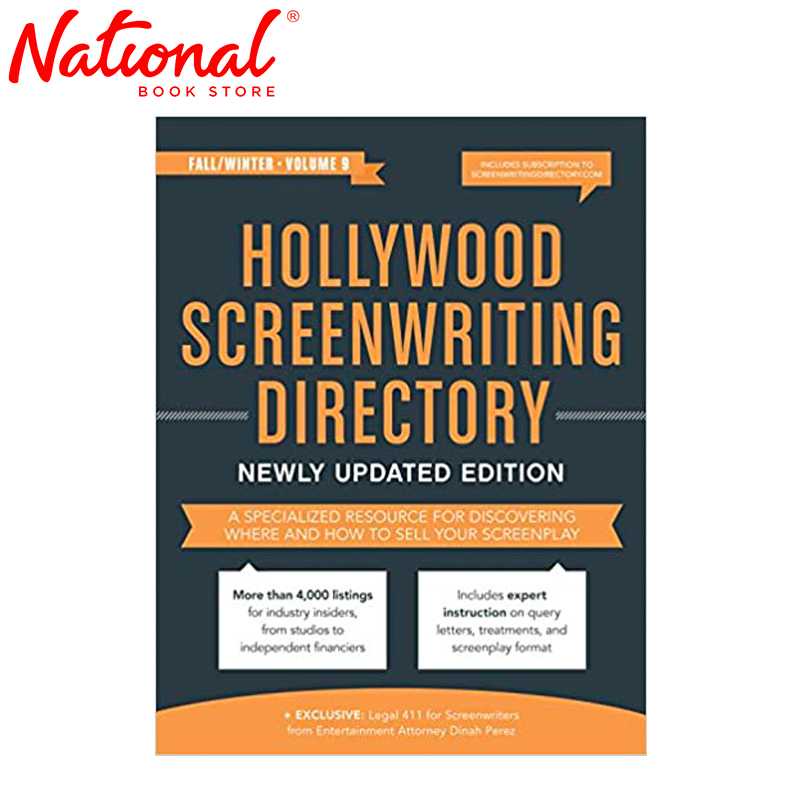 Hollywood Screenwriting Directory Fall/Winter Trade Paperback By Jesse ...