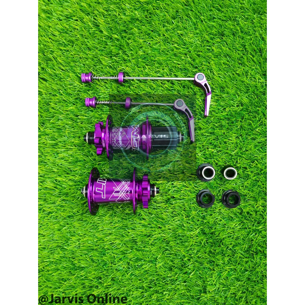 JARVIS Sagmit Evo 3 Sealed Bearing 32H 6 Pawls Hub w/ Thru Axle Adaptor ...