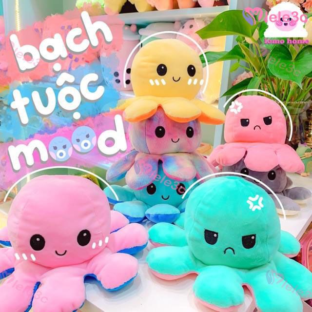 Christmas gift ON HAND Reversible Octopus Mood Plushie Stuff Toy lele3c ...