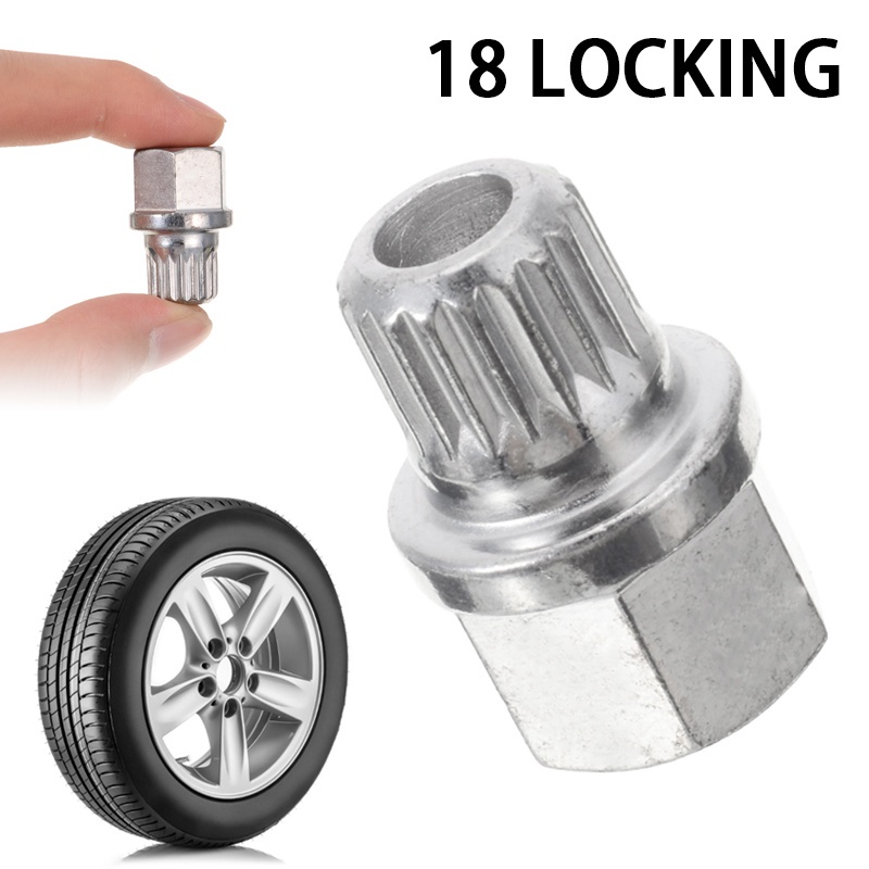 No ABC 34-18 Spline Locking Wheel Nut Key Fit For BMW E90 E60 E91 MINI ...