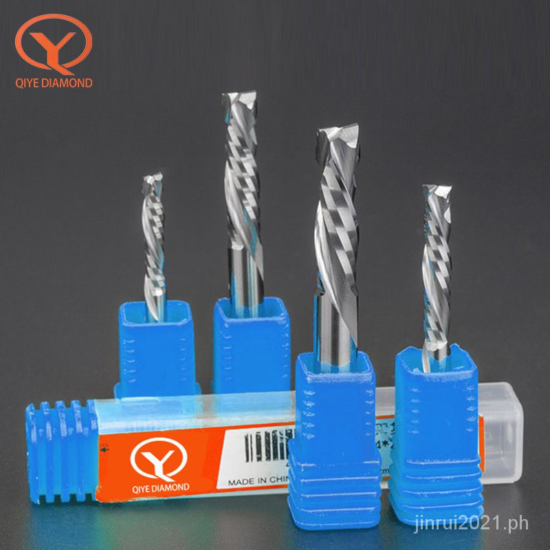 Compression milling HRC55 cutter Spiral Router Bits Up Down Bit CNC End ...
