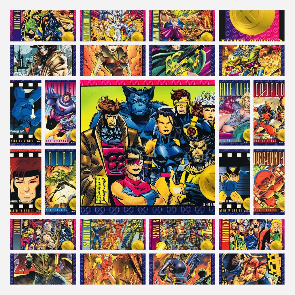 1993 X-Men 2 (51-100) Deadpool Pyro Sentinel Excalibur X-Force X-Factor ...