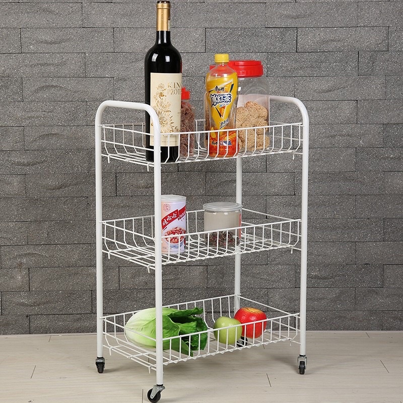 LUCKYU 3 layer storage rack Movable kitchen rack | Shopee Philippines