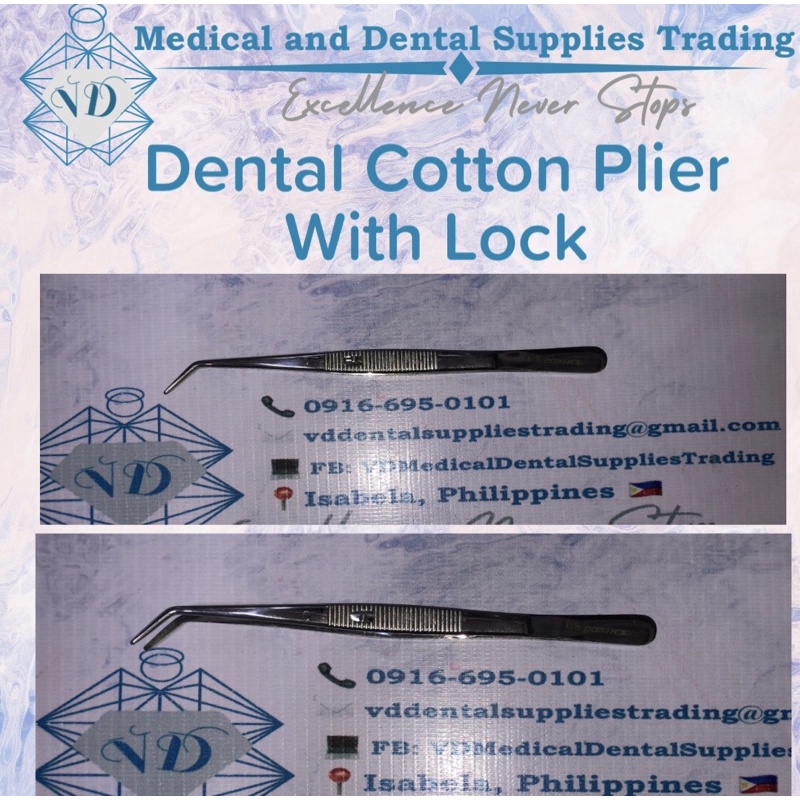 Dental Cotton Plier With Lock | Shopee Philippines