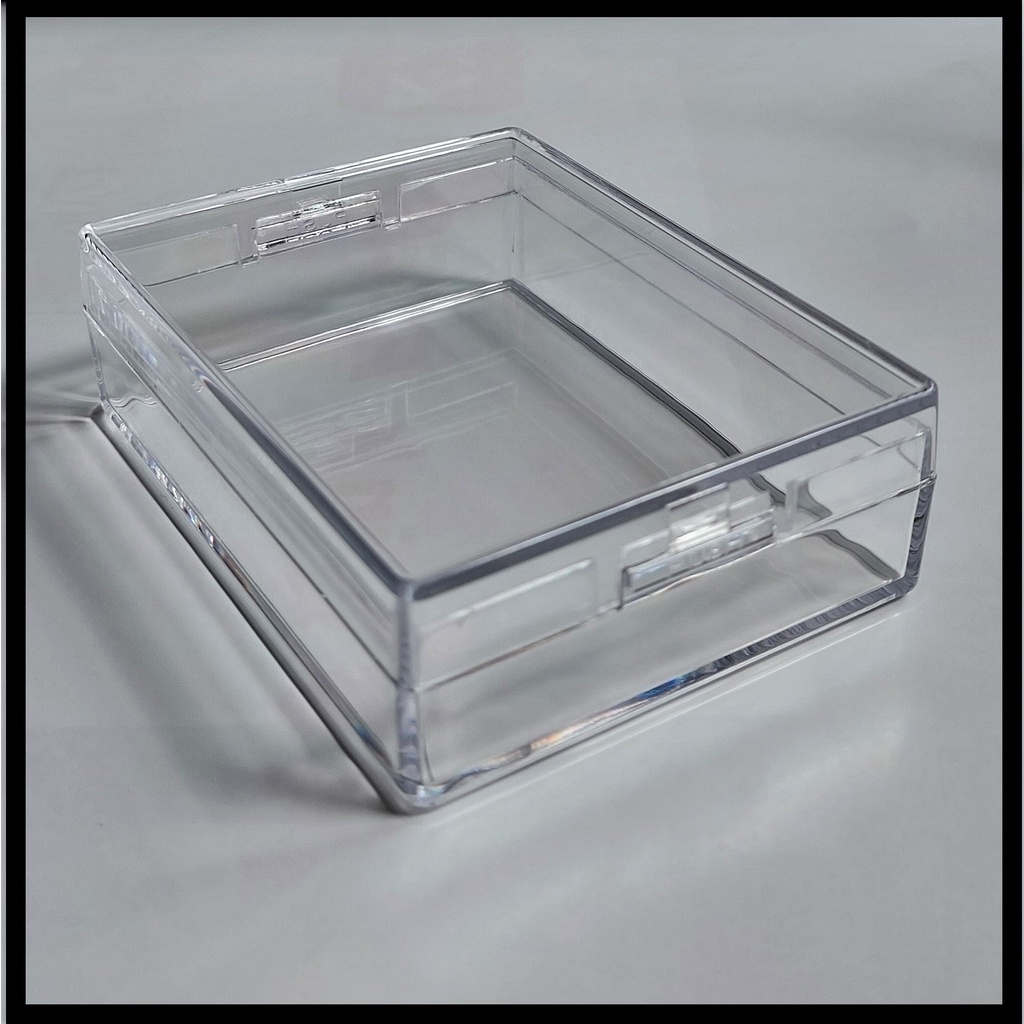 Crystal Clear Playing Card Box Trading Card Case Card Storage Organizer ...