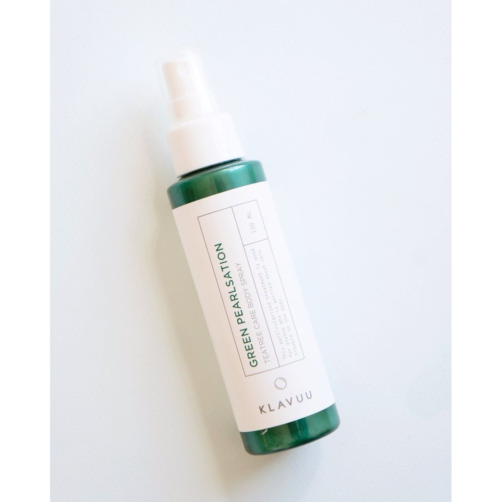 On Hand] KLAVUU Green Pearlstation Tea Tree Care Body Spray exp 10/2024 ...