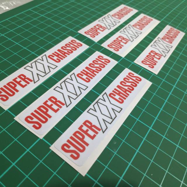Tamiya Mini 4wd Super XX Chassis Sticker | Shopee Philippines