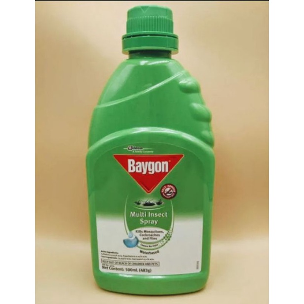 BAYGON MULTI-INSECT SPRAY (KEROSENE/WATER) BASED 250ML,500ML, 1000ML ...