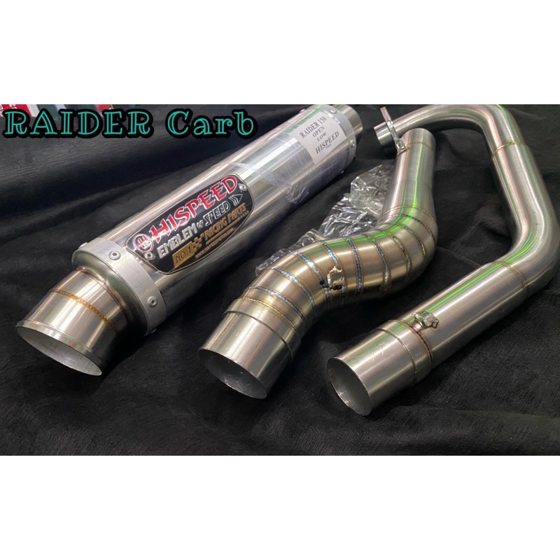 HiSpeed Pipe Open Raider150 Carb / Fi | Shopee Philippines