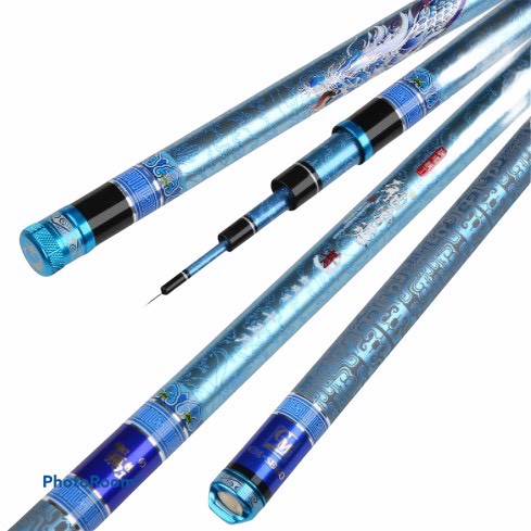 Genuine Turquoise GAMA Fishing Rod 6H Hardness Single Fishing Rod ...