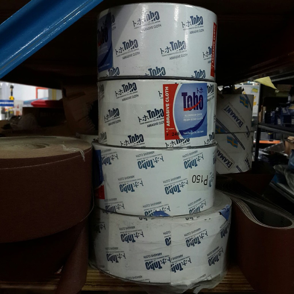 KAYU Fabric Sandpaper / Roll Iron Wood Meter Grit 40 TOHO JAPAN ...