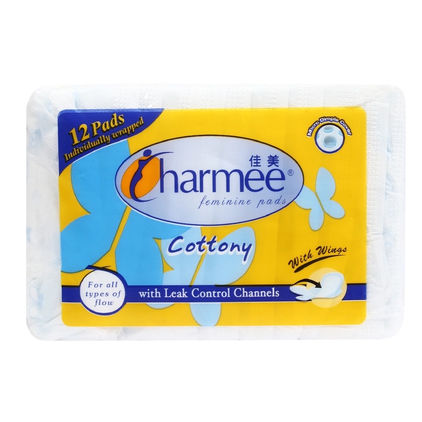 Charmee Sanitary Napkin All Flow 12's | Shopee Philippines