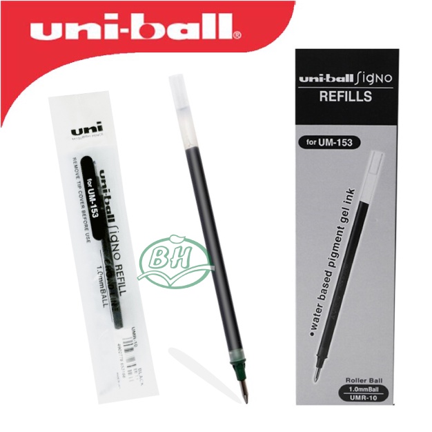 Uni-Ball Signo Gel Pen Refill UMR-10 1.0mm per pc / per box (black ...