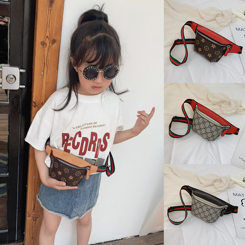 Kids Girls Floral Print Retro Waist Bag Handbag Belt Chest Hip ...