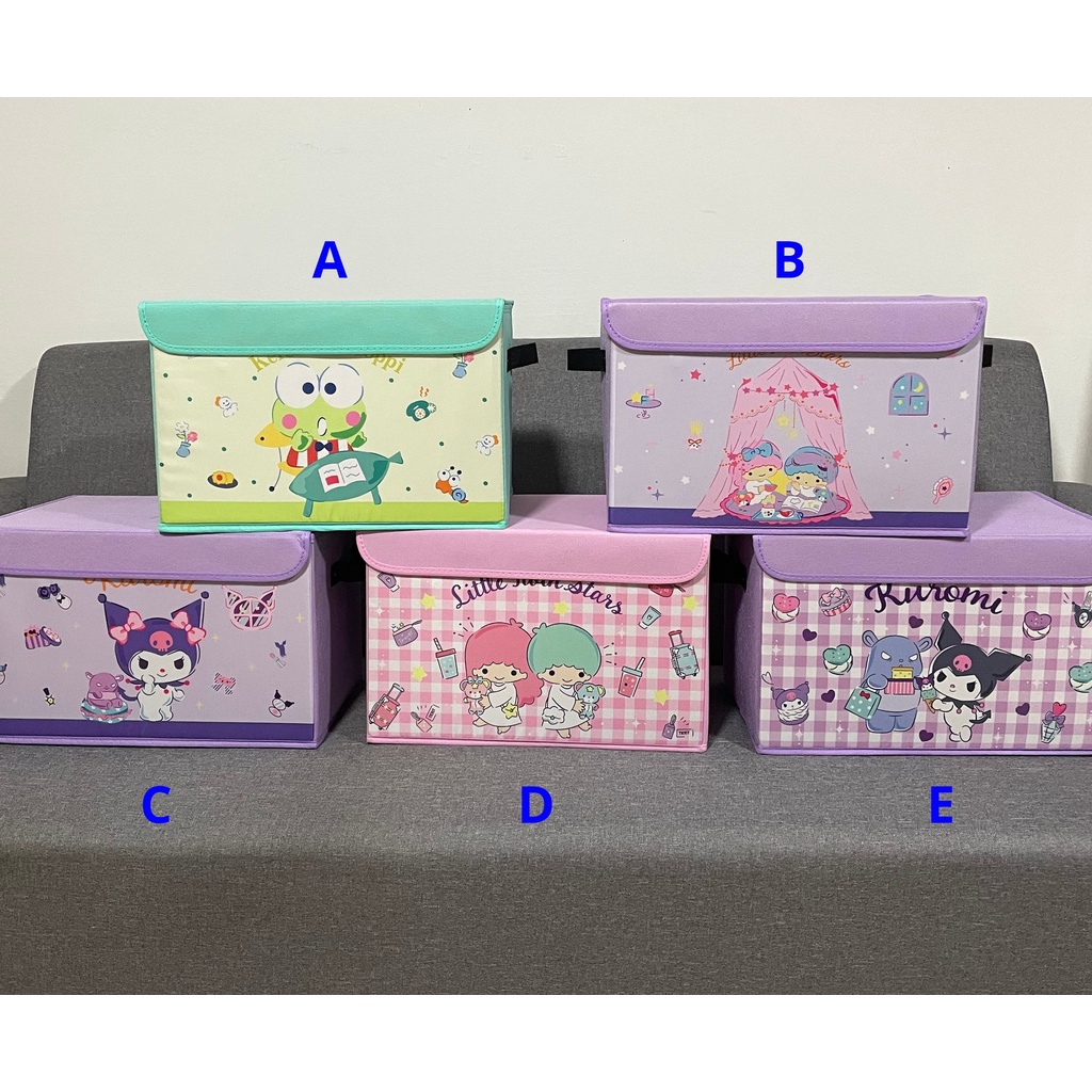 Sanrio Design XL Foldable Storage Box with Cover and side handle ...