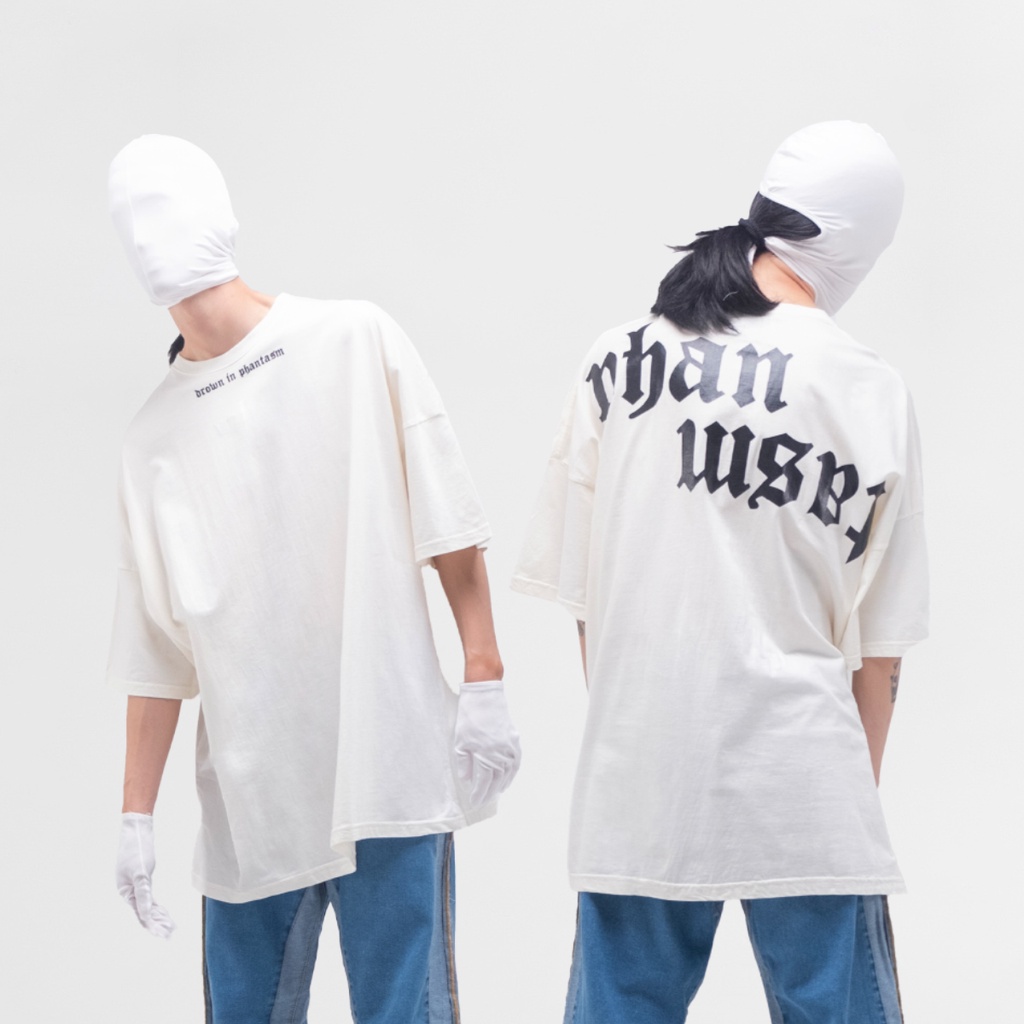 Nomadstudio Phantasm - Wide Phantasm Oversized T-Shirt Broken White | Shopee Philippines