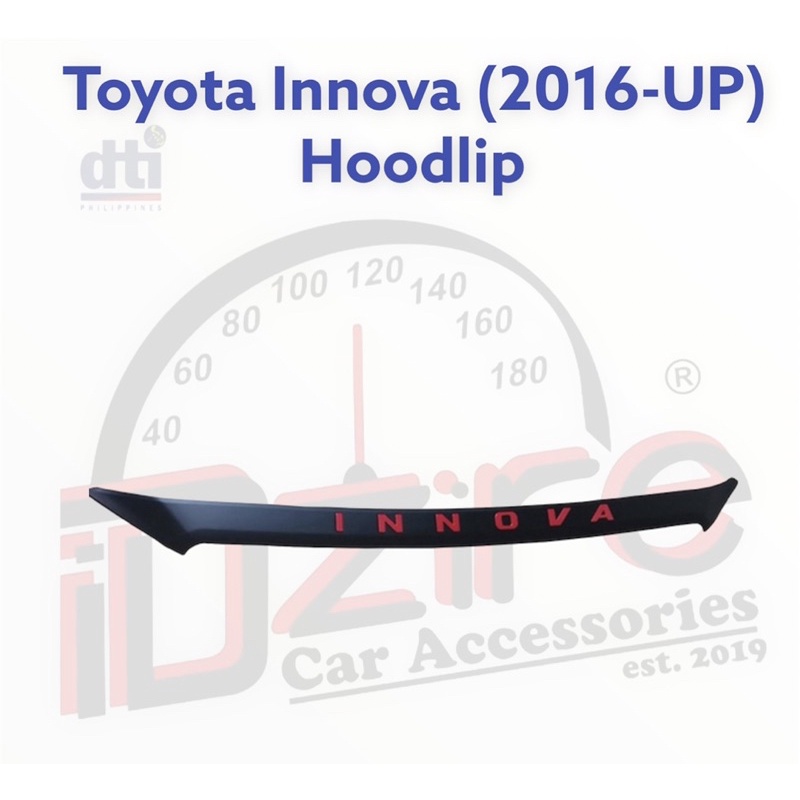 Toyota Innova Hood guard trim/ Hoodlip (2016-UP) | Shopee Philippines