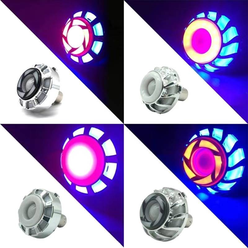 1PCS LED Motorcycle Brake Light Angel Flashing Tail Eye Brake For ...
