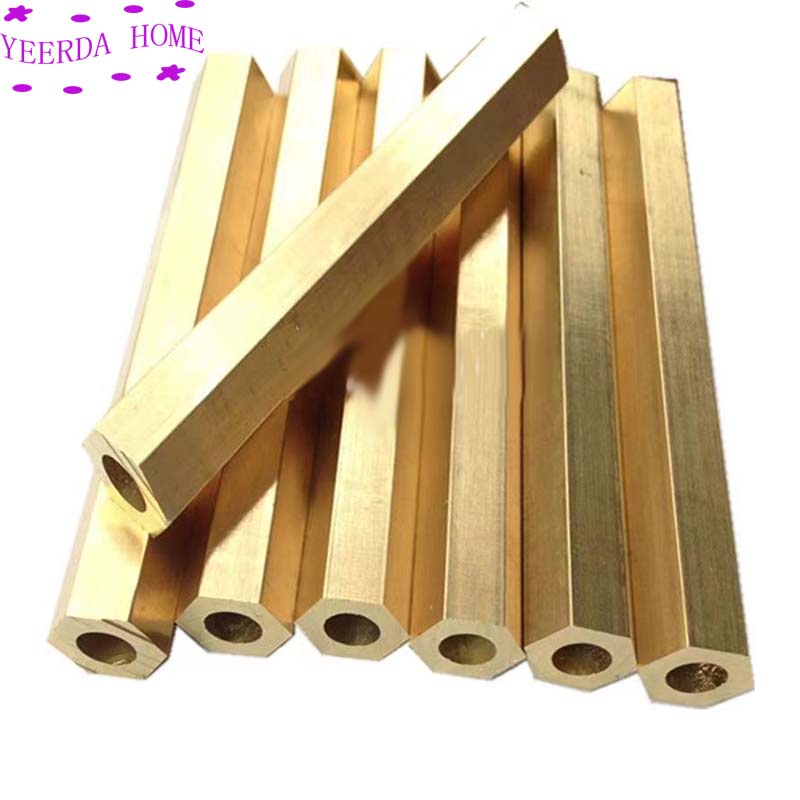 Hollow Hexagonal Brass Tube Hexagonal H59 Brass Pipe Tube Customized ...