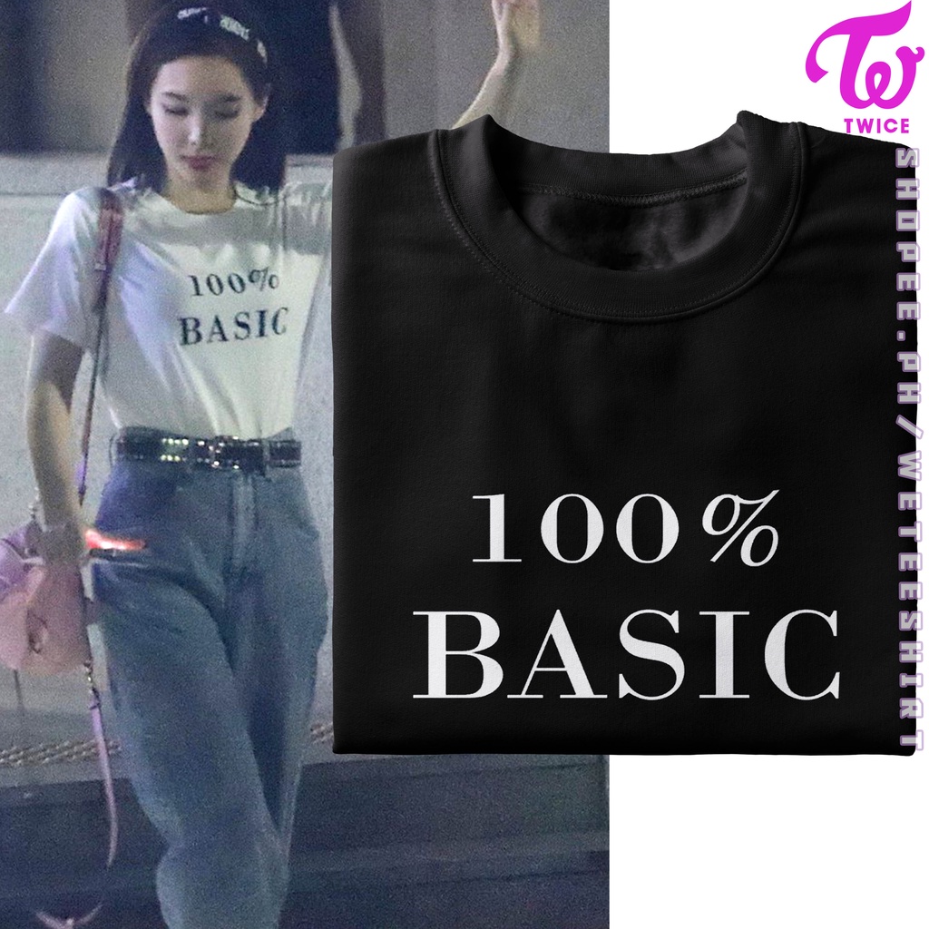 Twice Nayeon 100% Basic T-Shirt / 100% Basic Shirt / Twice Merch ...