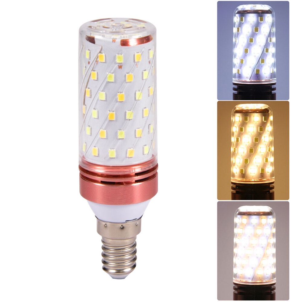 ESAER 12w LED Three-Color Corn Light Bulb E27 Three-Way Color | Shopee ...
