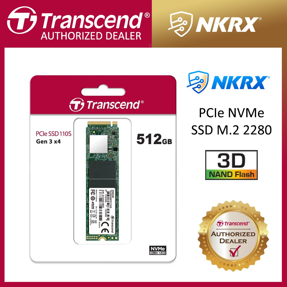 Transcend MTE110S 1TB, 512GB, 256GB, 128GB M.2 SSD 2280 PCIe NVMe | Shopee Philippines