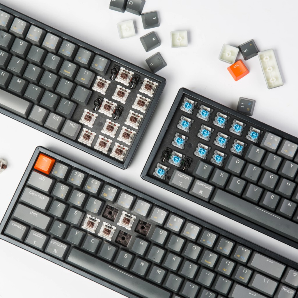 Keychron K6 Wireless Mechanical Keyboard (65% Layout, Wired/Bluetooth ...