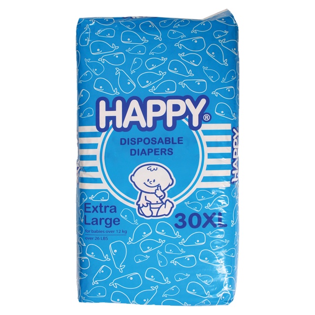 Happy Diaper xl 30 + 4 | Shopee Philippines