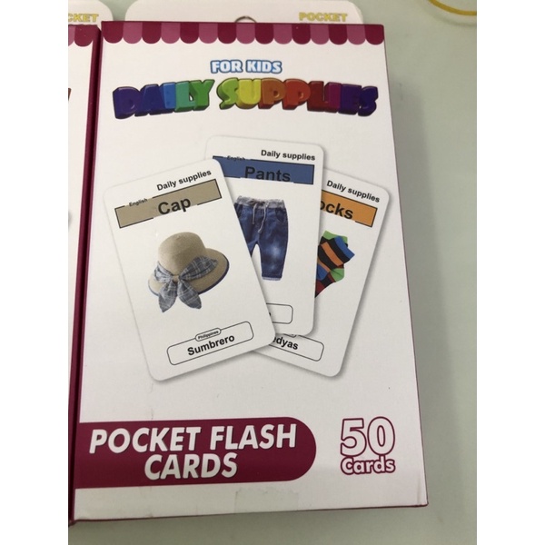 New Flash Cards For Kids 50 cards | Shopee Philippines