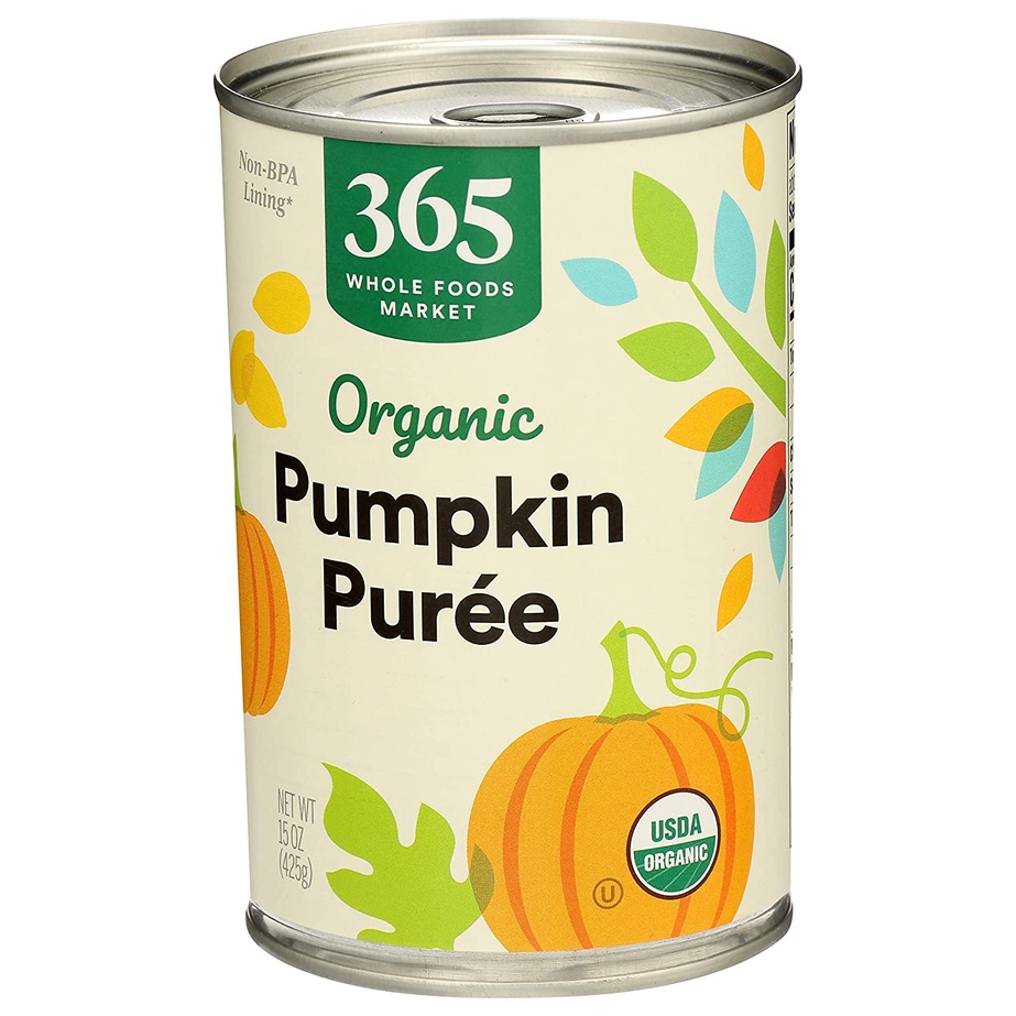 Pure Organic Pumpkin 365 by Whole Foods Market, Pumpkin Puree Organic ...
