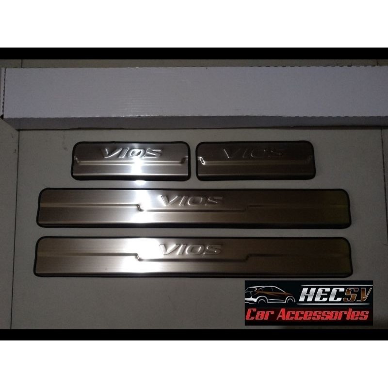 2014 to 2018 Vios Side Stepsill scuff plate step sill Superman 2015 ...