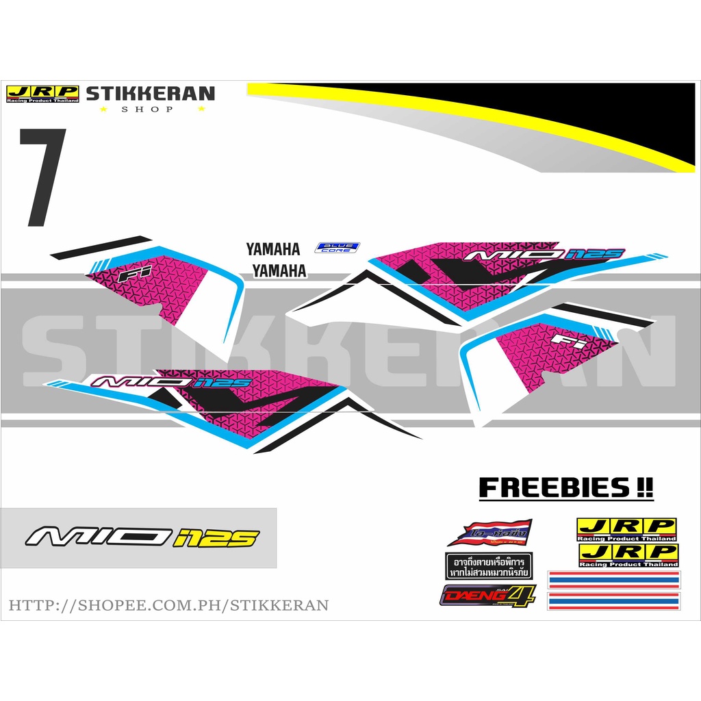 MIO i 125 M3 MALAYSIAN/INDO STOCK DECAL LIMITED EDITION | Shopee ...