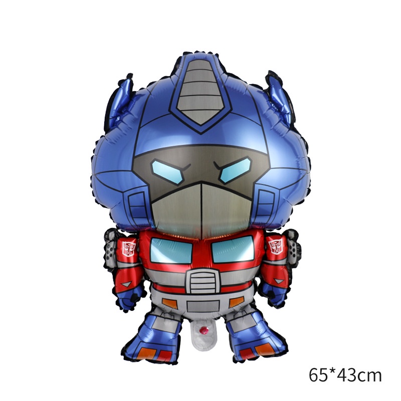 Transformer Theme Optimus Prime Bumblebee Aluminum Foil Balloons Boy ...