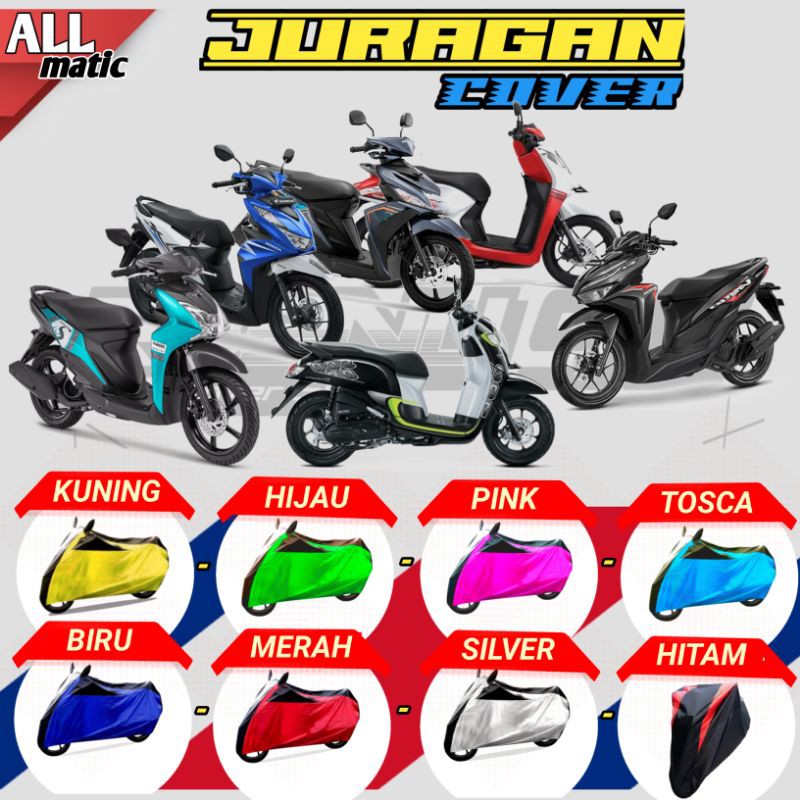 Body Cover Motorcycle Sarong Click Beat Mio Tojiro Genio Mio Soul Mio ...