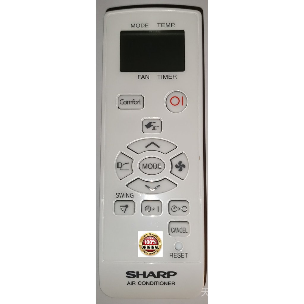 Sharp air cond air conditioner remote control (original) | Shopee ...