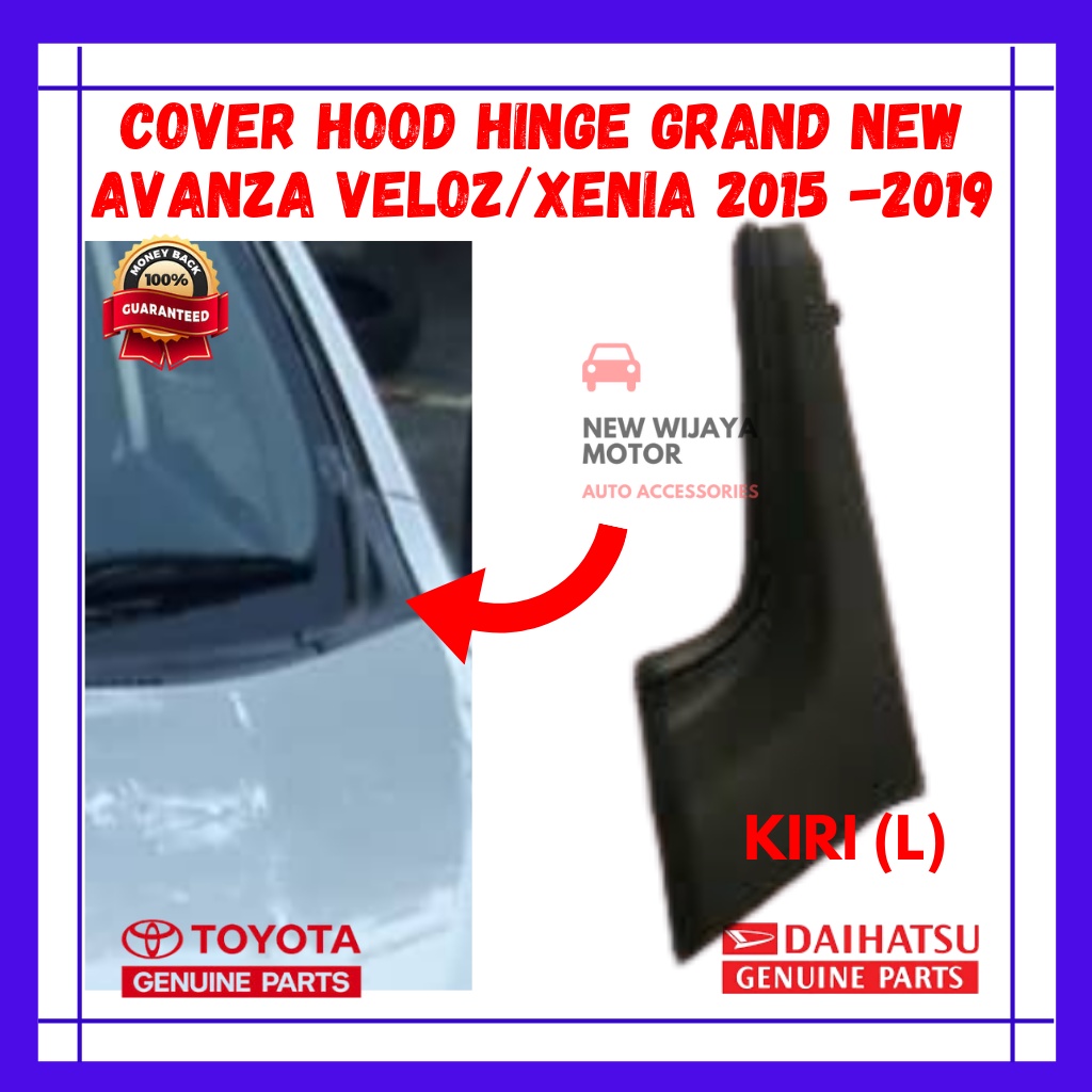 MESIN Engine HOOD COVER/ HOOD HINGE GRAND NEW AVANZA Veloz 2015 - 2019 ...