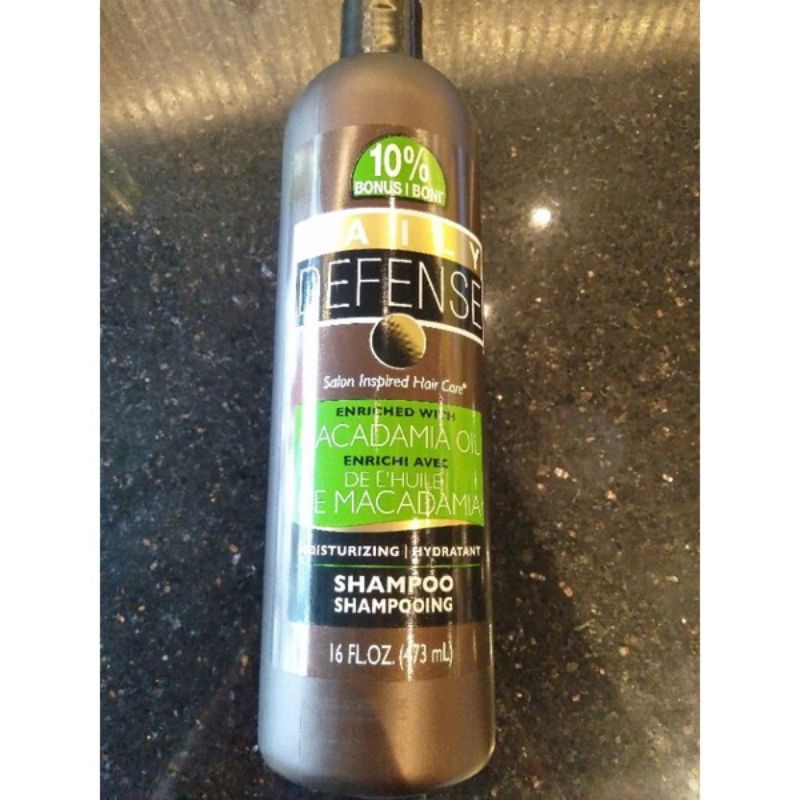 Daily Defense Macadamia Oil Moisturizing Shampoo(473ml) | Shopee ...