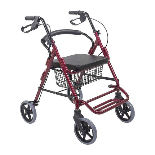 Heavy duty -Adjustable Adult Medical Walker Rollator with Seat and ...