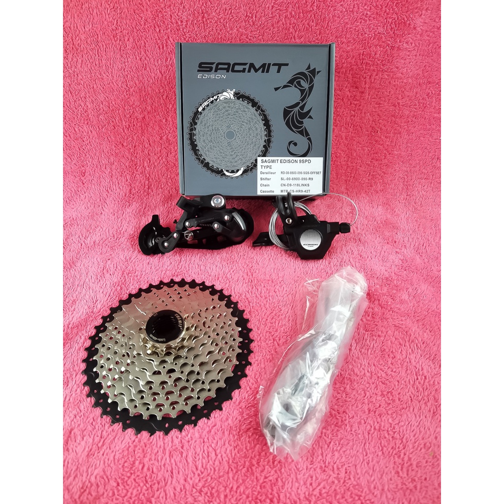 Sagmit Edison 9s 10s 12s 13s Upgrade Kit Shifter Rear Derailleur ...