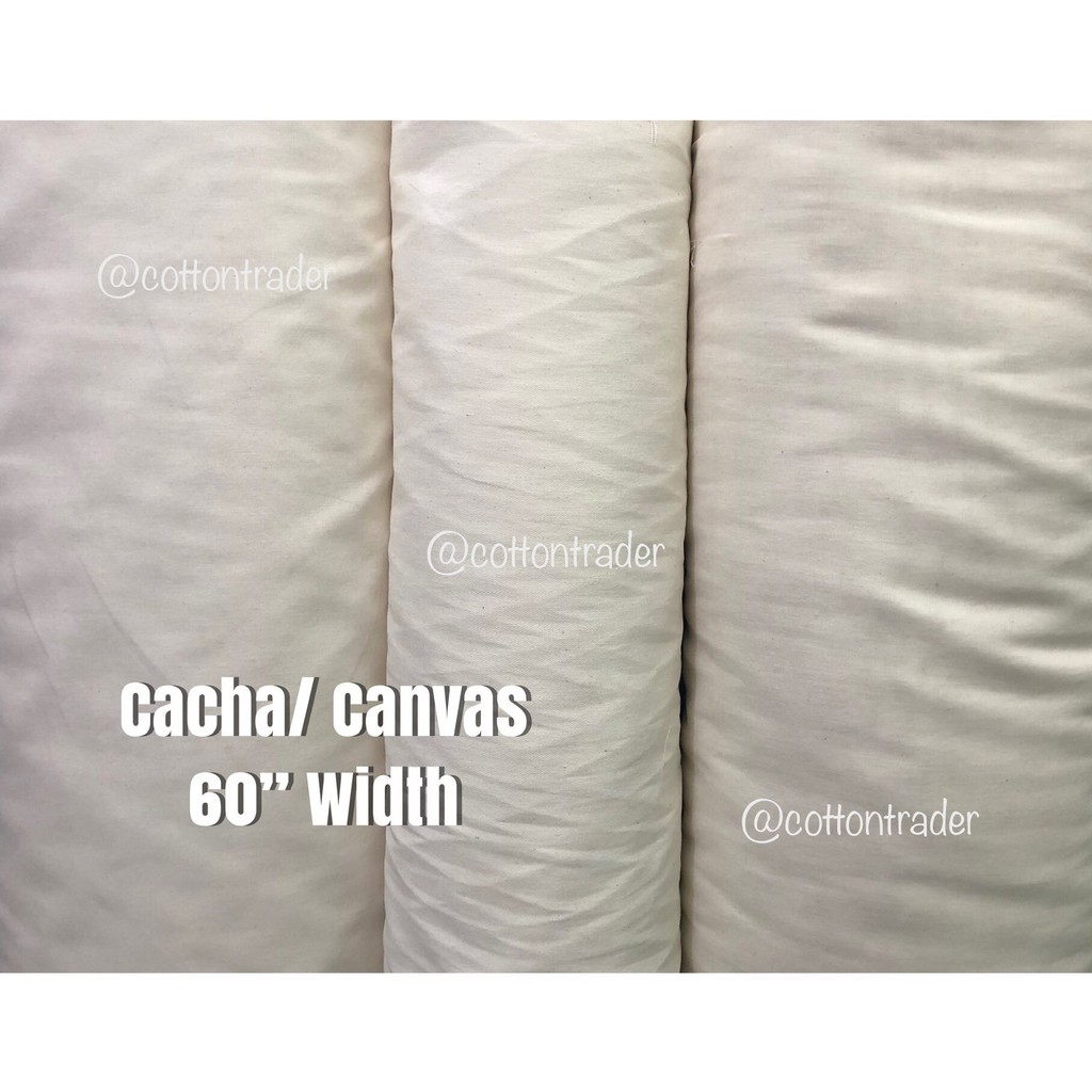 Cacha/Canvas 60" Width TELA/FABRIC ONLY (YARD) | Shopee Philippines