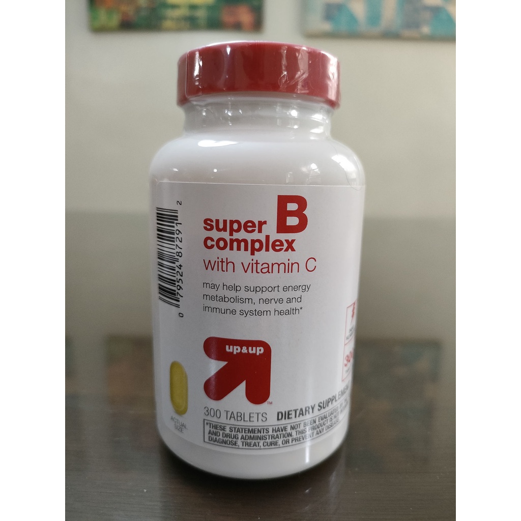 Up&Up Super Complex B with Vitamin C 300 tablets | Shopee Philippines
