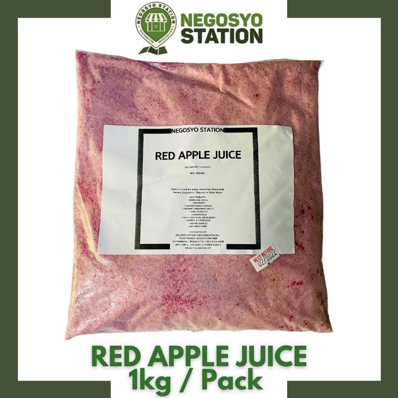 RED APPLE JUICE POWDER 1KILO | Shopee Philippines