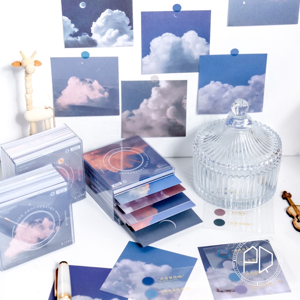[320sheets] Non Sticky Memo Notepad Box Landscape Life Photography ...