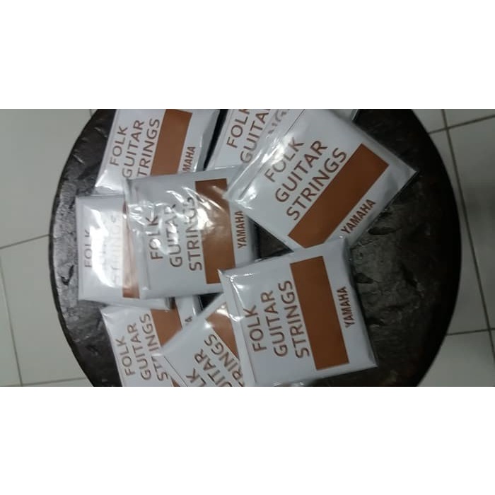 Original yamaha steel string acoustic guitar strings (BROWN) | Shopee ...