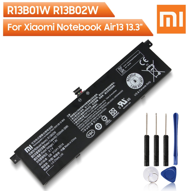 Xiao Mi Original Replacement Battery R13B01W R13B02W For Xiaomi Mi ...