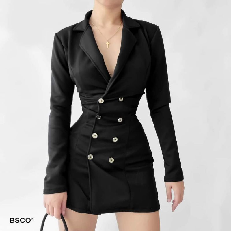 ONHAND BSCO KOREAN STYLE BLAZER BODYCON DRESS! KOREAN STYLE FASHION ...
