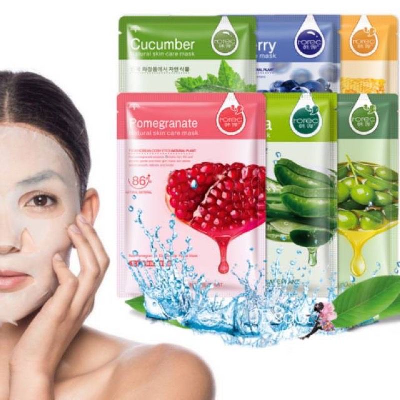 Csg102 ROREC Hcnaha mask natural mask skincare sheet mask original ...